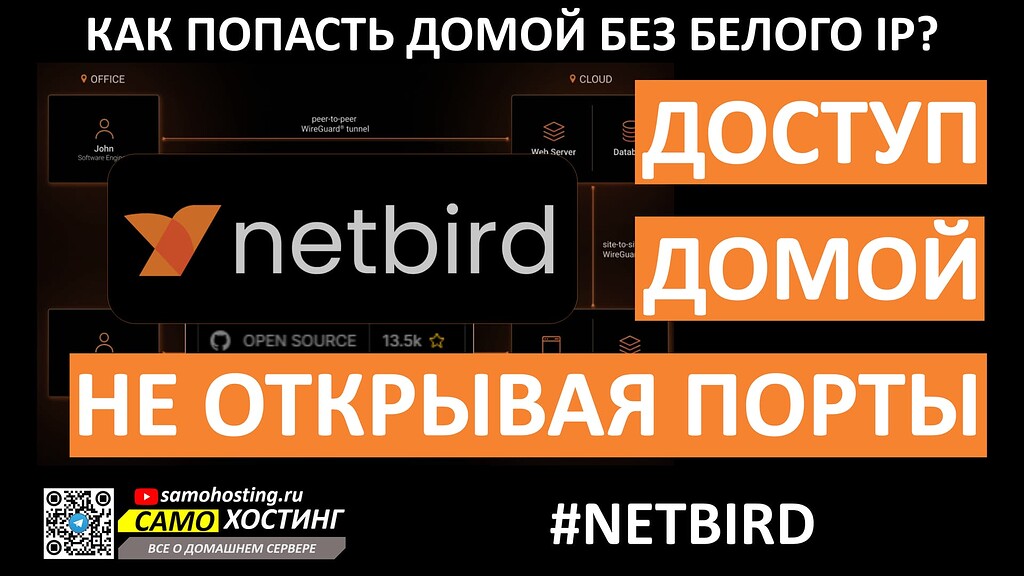 NetBird. Удаленный доступ к Вашим сервисам - Страница 2 - 01. Видео ...